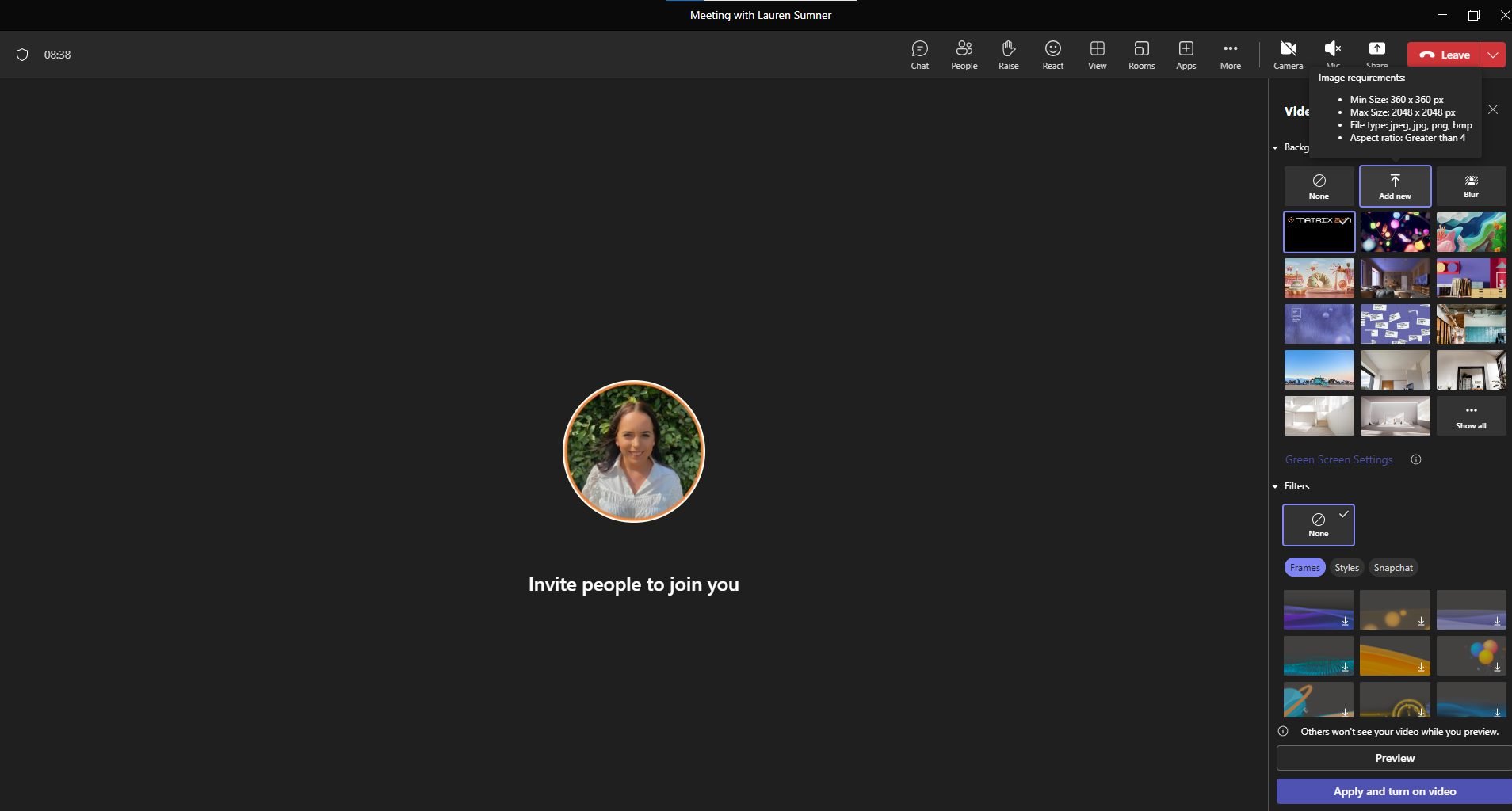 How to Customise your Microsoft Teams Background | Matrix247